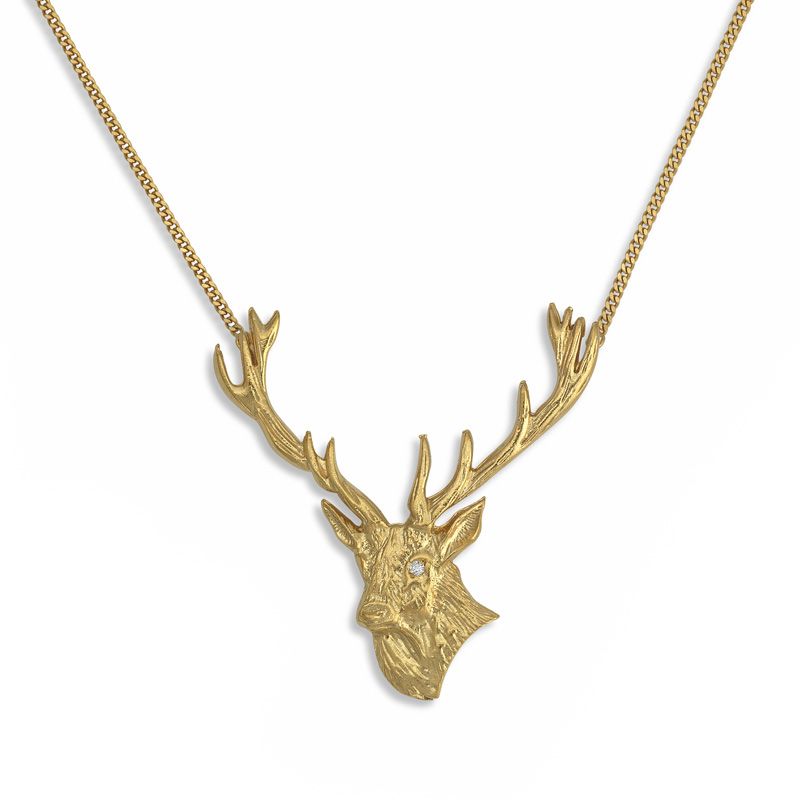 Stag Necklace | 00021673 | Bruford & Carr, London Jewellers